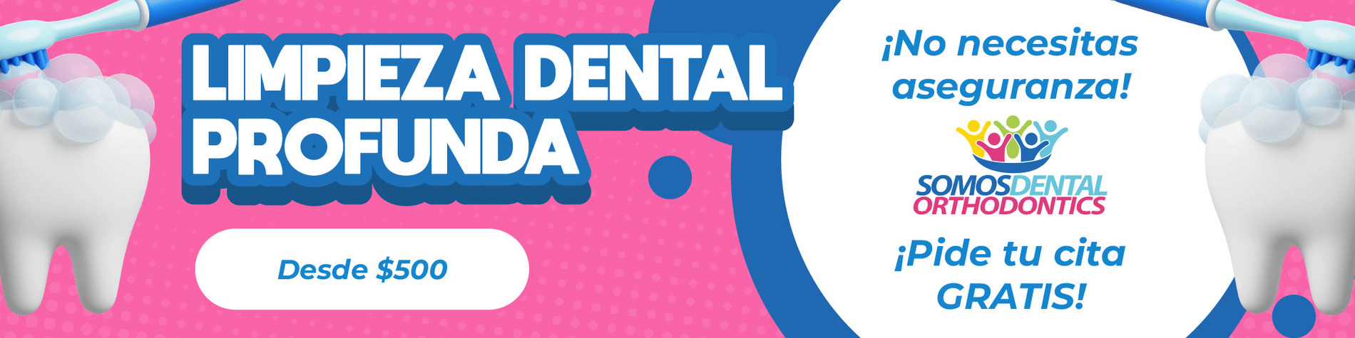Prepaga y Ahorra: Brackets desde $2700 - Somos Dental, Dallas